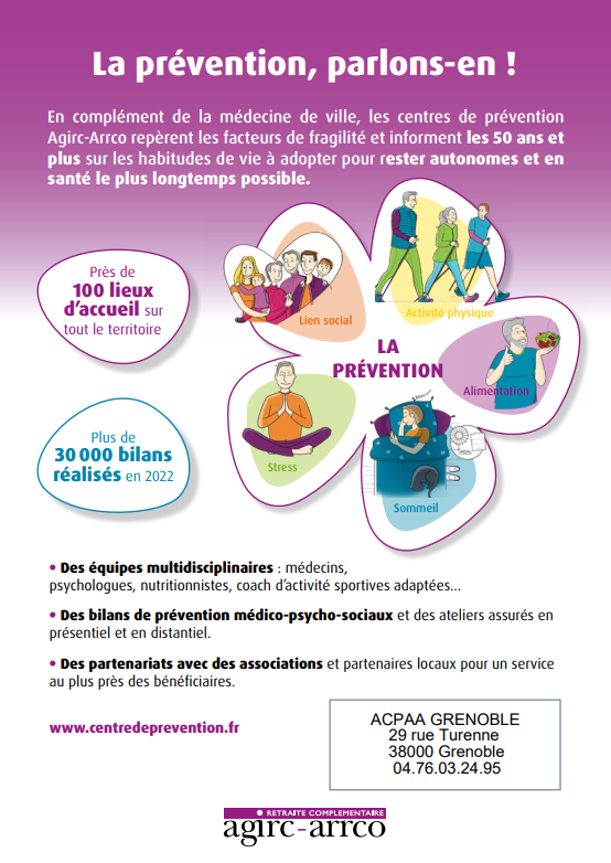 La prévention, parlons-en! - Association des Centres de prévention ...