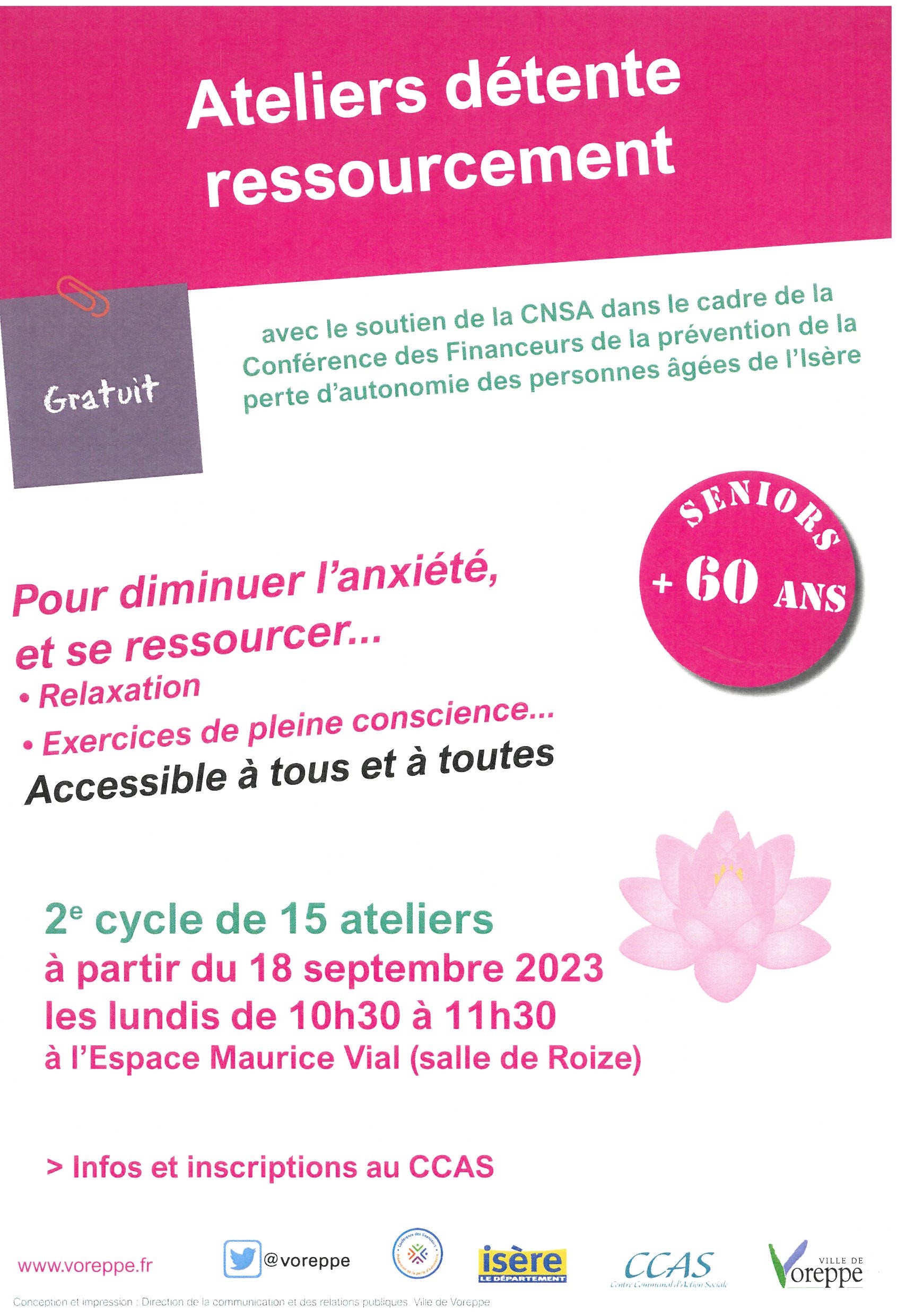 Seniors à Voreppe - Association des Centres de prévention Agirc-Arrco